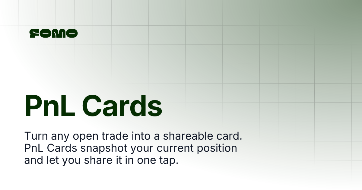 PnL Cards | FOMO